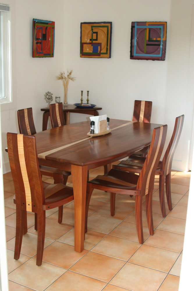 "Beetleback" Boat Shaped Table - Nathan Hunter Design
